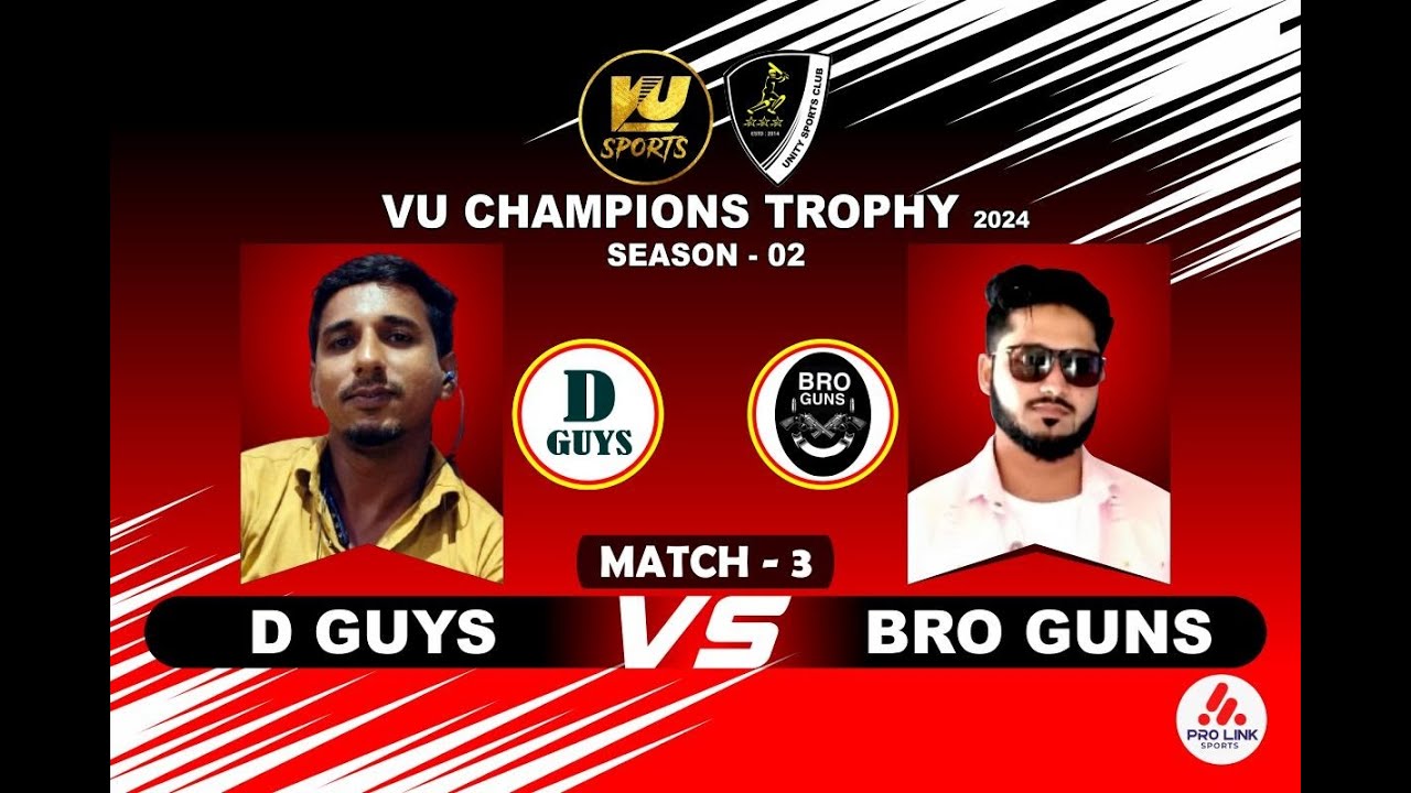 MATCH-03 | VU CHAMPIONS TROPHY | ORG BY UNITY SPORTS CLUB | 78TH ...