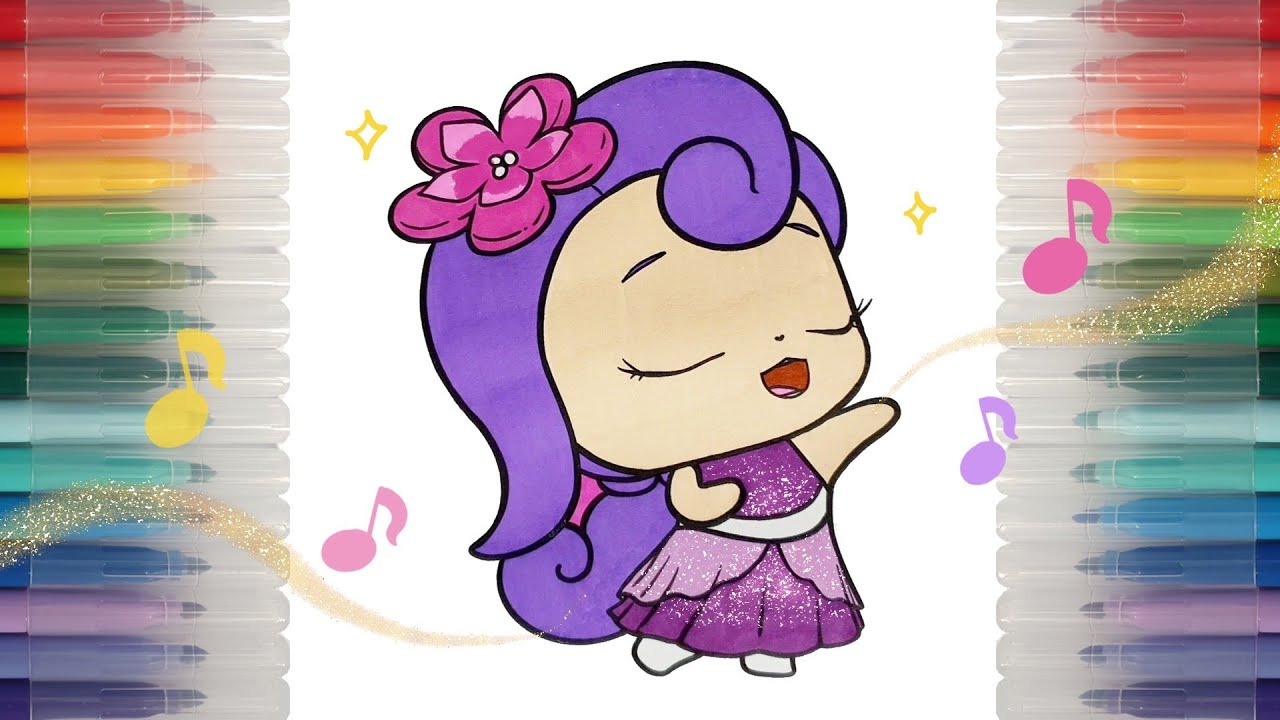 🎶색칠놀이🎶 알쏭달쏭 캐치티니핑 아아핑 색칠하기🎨 Catch teenieping coloring 색칠공부 - YouTube