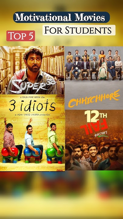 Top 5 motivational movies for a students #students #motivation #upsc # ...