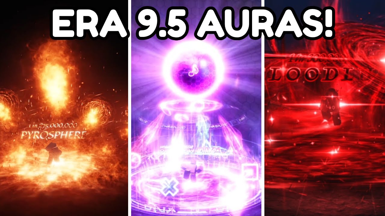 UPCOMING AND COMMUNITY AURAS IN ERA 9.5 COMPILATION! Sol's RNG - YouTube