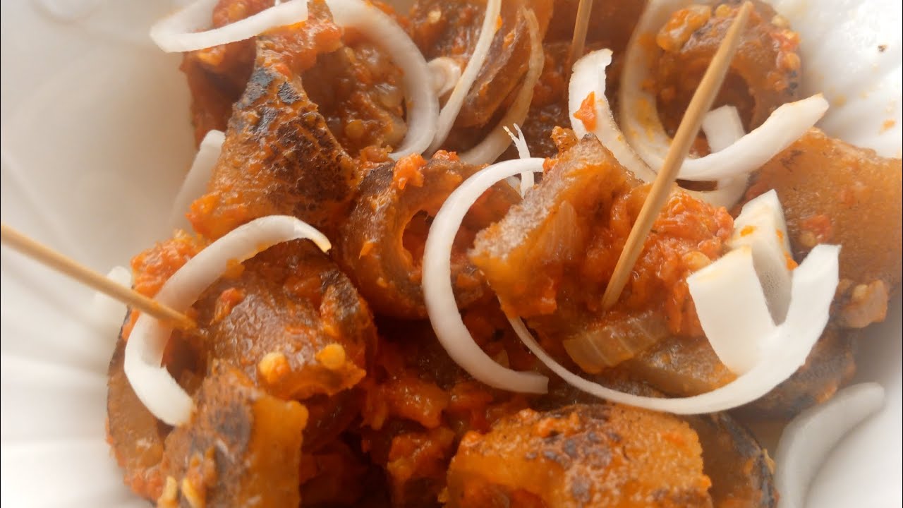 How to Make Nigerian peppered ponmo/ ponmo stew or Cow skin #howto # ...