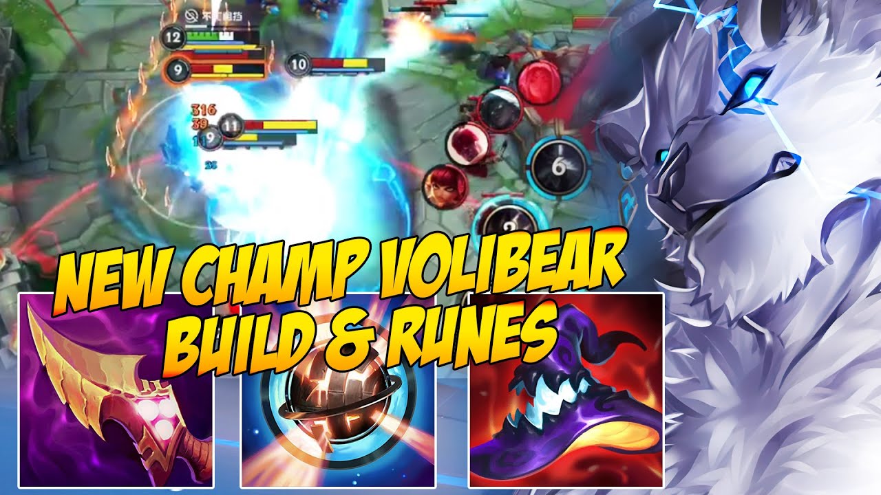 VOLIBEAR GAMEPLAY IN CHINA SERVER (NEW CHAMP) | BUILD and RUNES - YouTube
