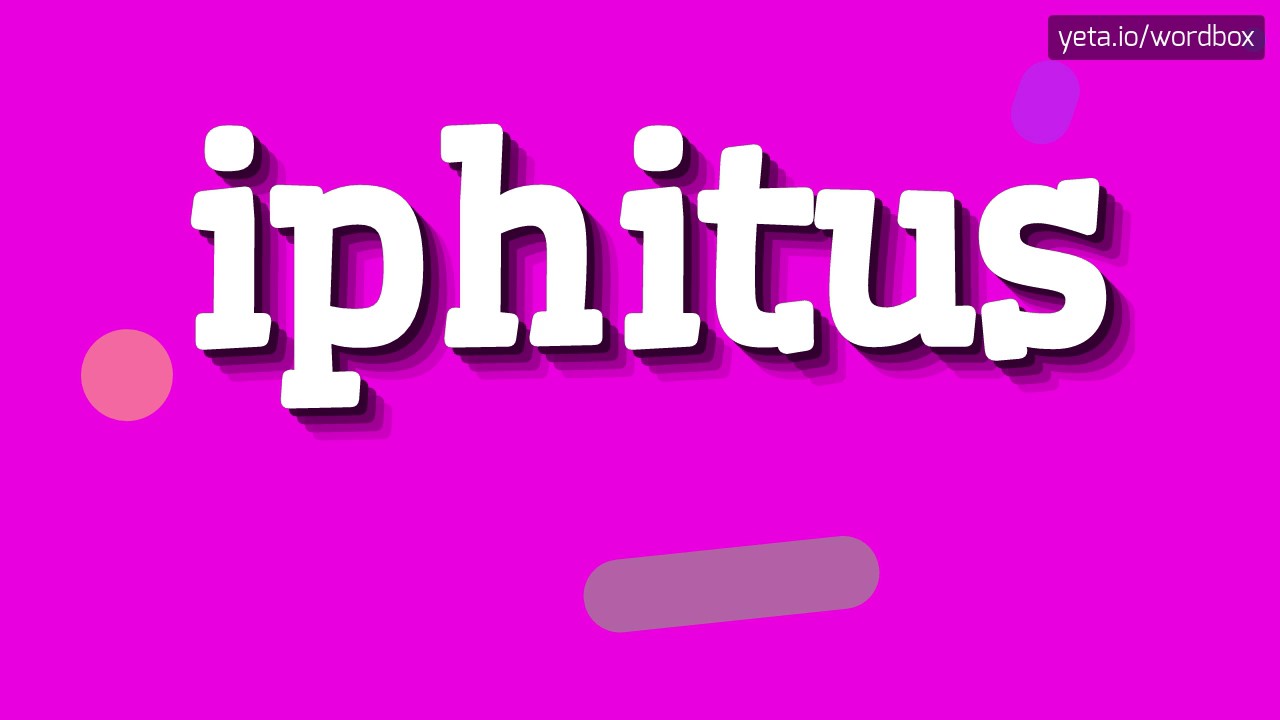 IPHITUS - HOW TO PRONOUNCE IT!? - YouTube