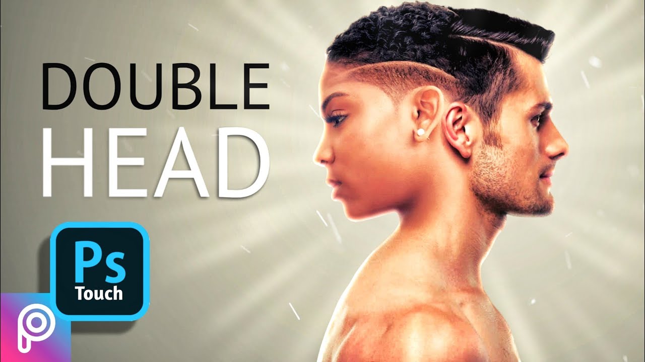 How To Merge Two Heads Together ( On Mobile ) PS TOUCH | PICSART | PICS ...