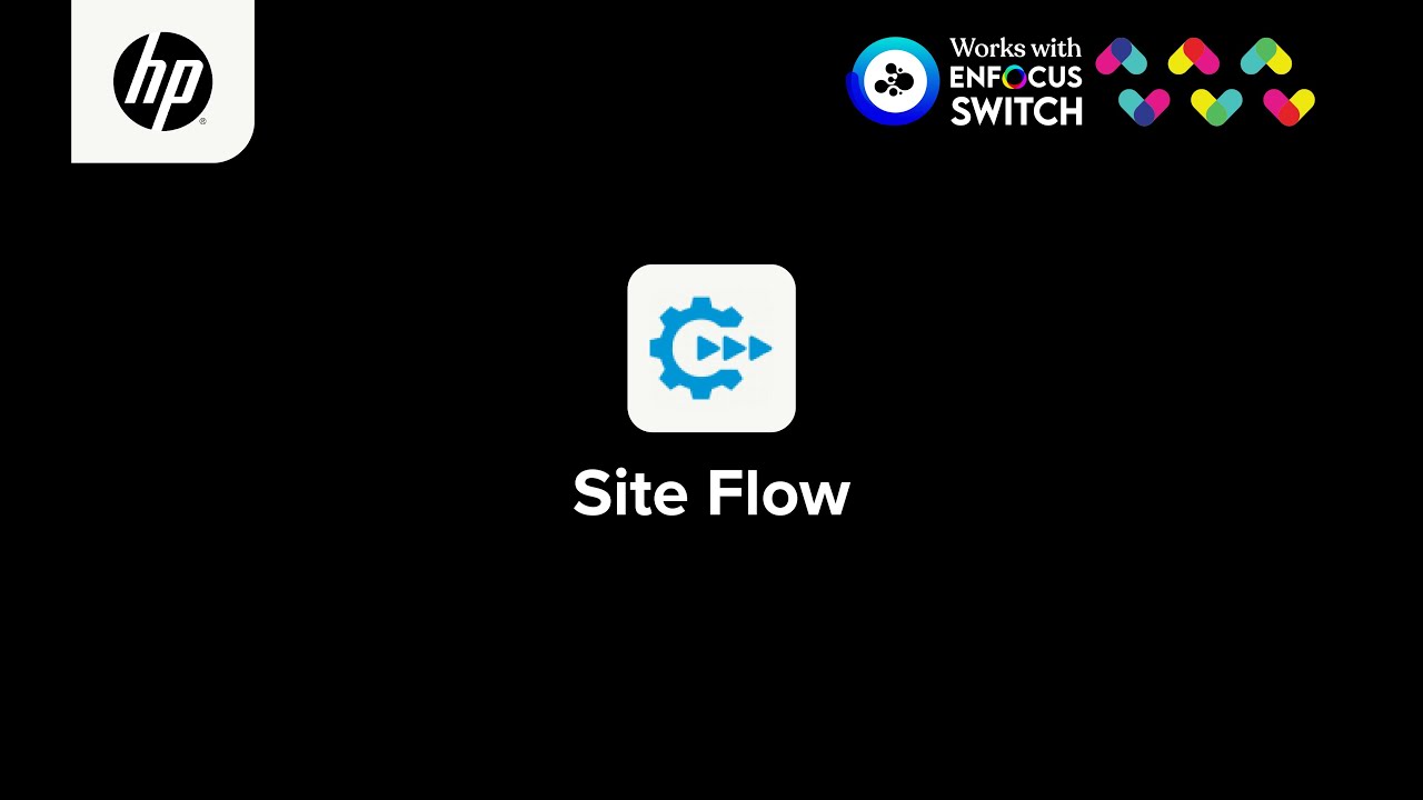 Works With Enfocus Switch | HP Site Flow - YouTube