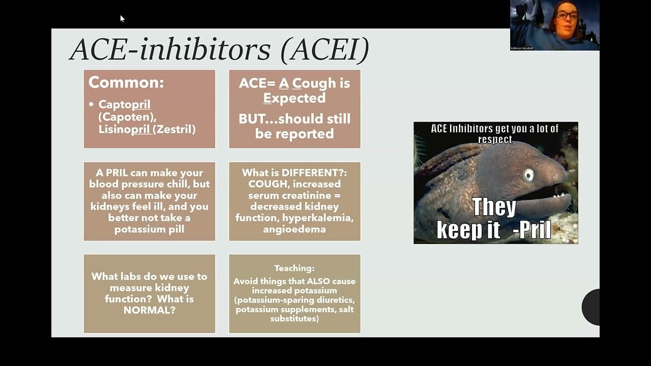 Adult Med/Surg: ACEI/ARBS NEW Lecture - YouTube