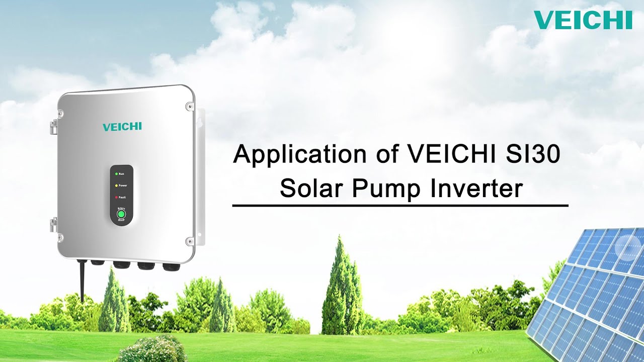 The Application of VEICHI SI30 Solar Pump Inverter - YouTube