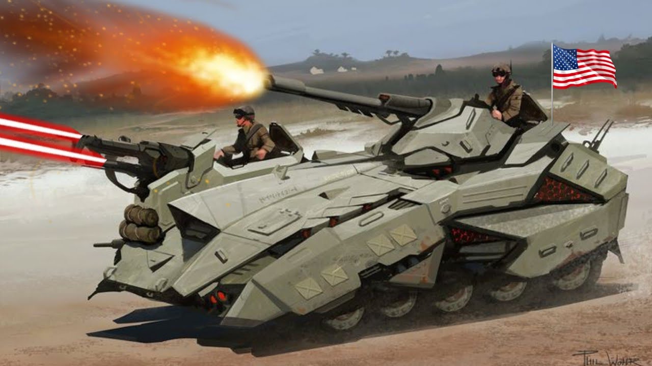 Nothing Can Fight! AMERICAN Monster Tank Destroys RUSSIAN Military Base ...