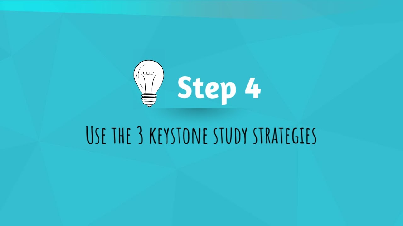 Use 3 keystone study strategies - YouTube