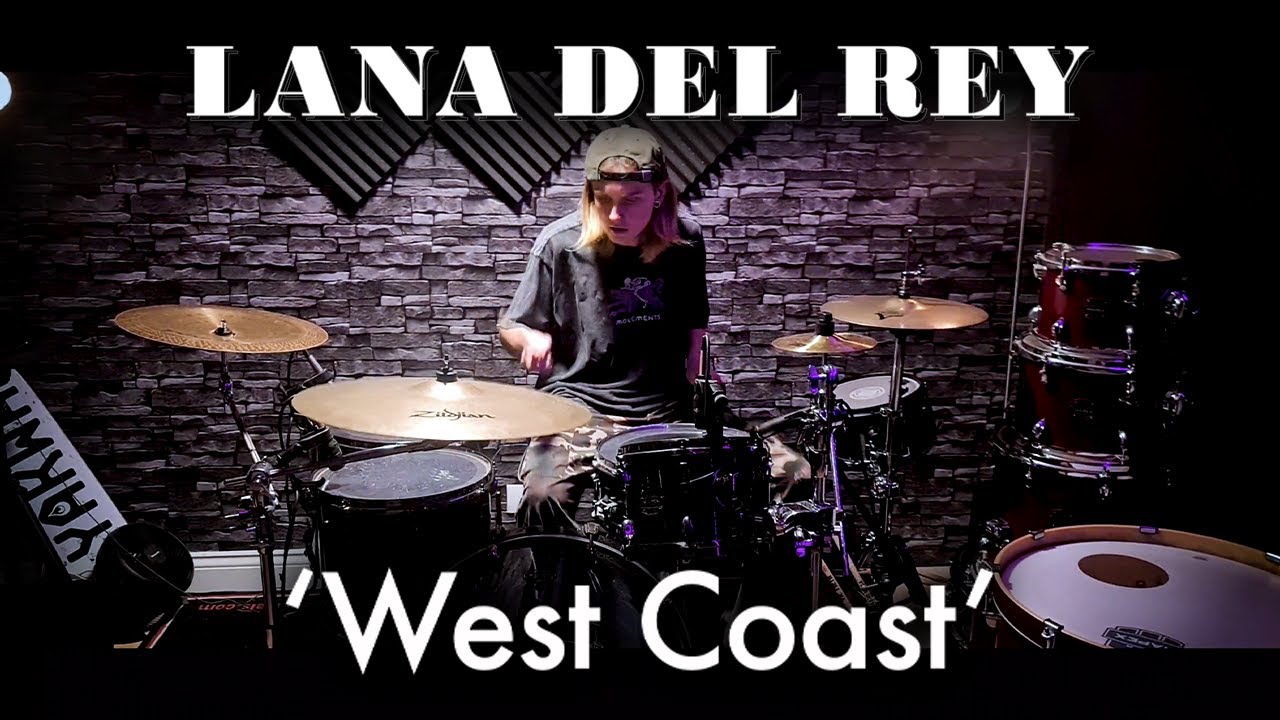 TOBY BEASLEY | 'West Coast' - Lana Del Rey | DRUM COVER - YouTube