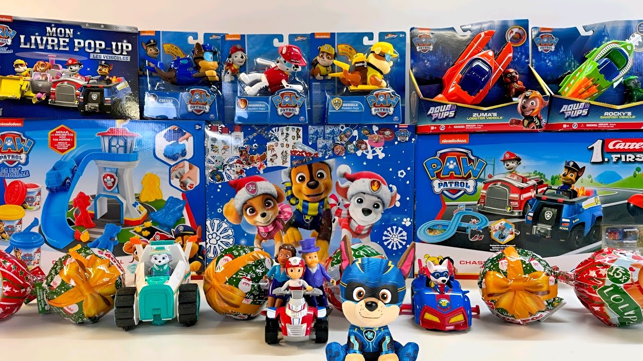 Paw Patrol ASMR Christmas Collection Toy Unboxing Review Patrick ASMR ...