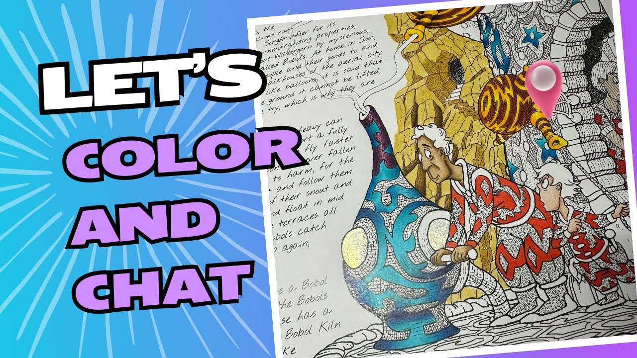 A Quick Color and Chat | Wildergorn Coloring Book - YouTube