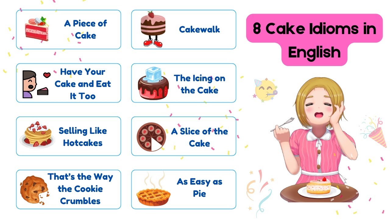 8 Cake Idioms to Sweeten Your English Easy English Expressions # ...