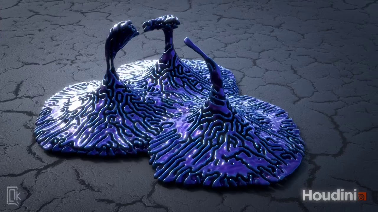 Reaction Diffusion (Houdini) - YouTube