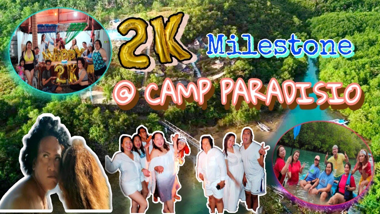 MY FIRST GLAMPING GETAWAY IN CAMP PARADISIO TABOGON + 2K MILESTONE ...