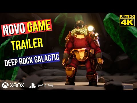 DEEP ROCK GALACTIC GAME TRAILER I GAMEPLAY JOGOS DE PLAYSTATION XBOX I ...