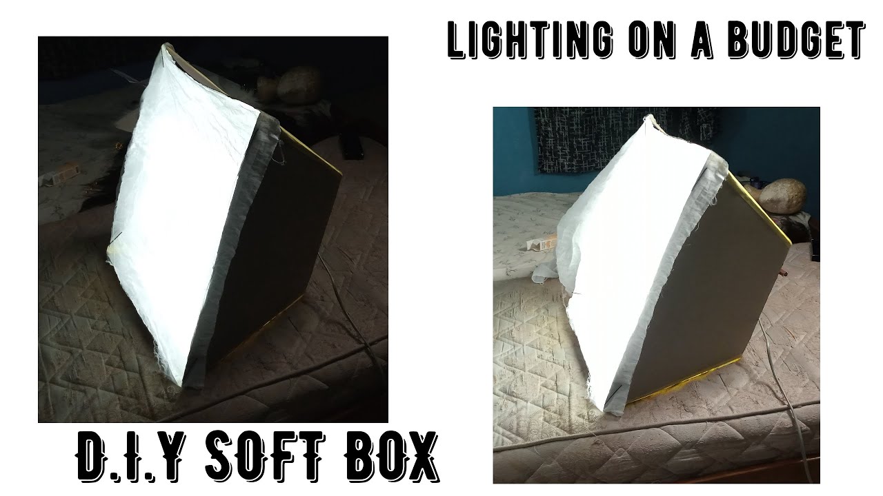 DIY SOFT BOX // AFFORDABLE AND CHEAP LIGHTING FOR YOUR YOUTUBE VIDEOS ...