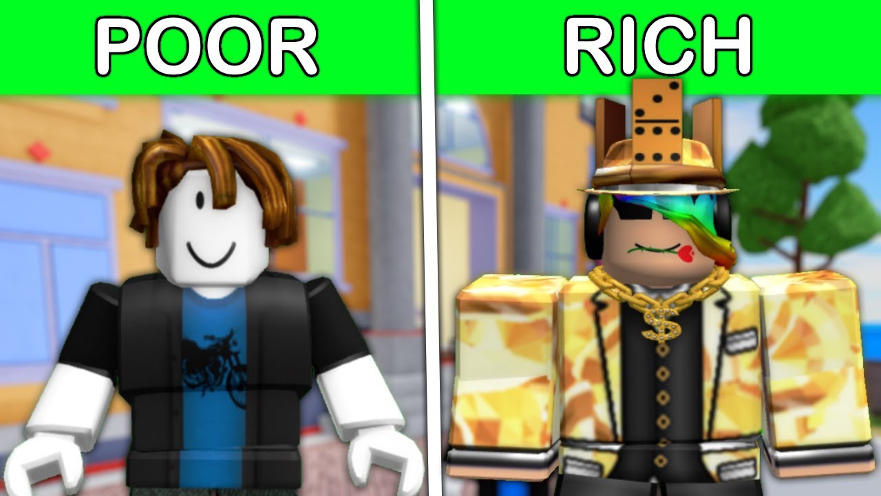 Roblox RICH vs POOR Social Experiment - YouTube