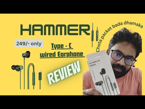 Hammer Nova Type-C Earphones || Type C Earphones || Best Earphones ...
