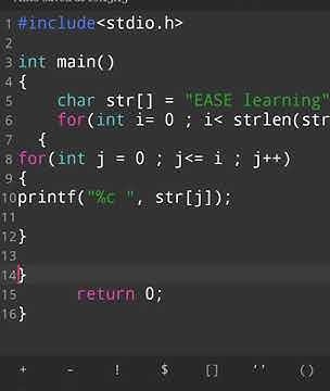 c triangle pattern - YouTube