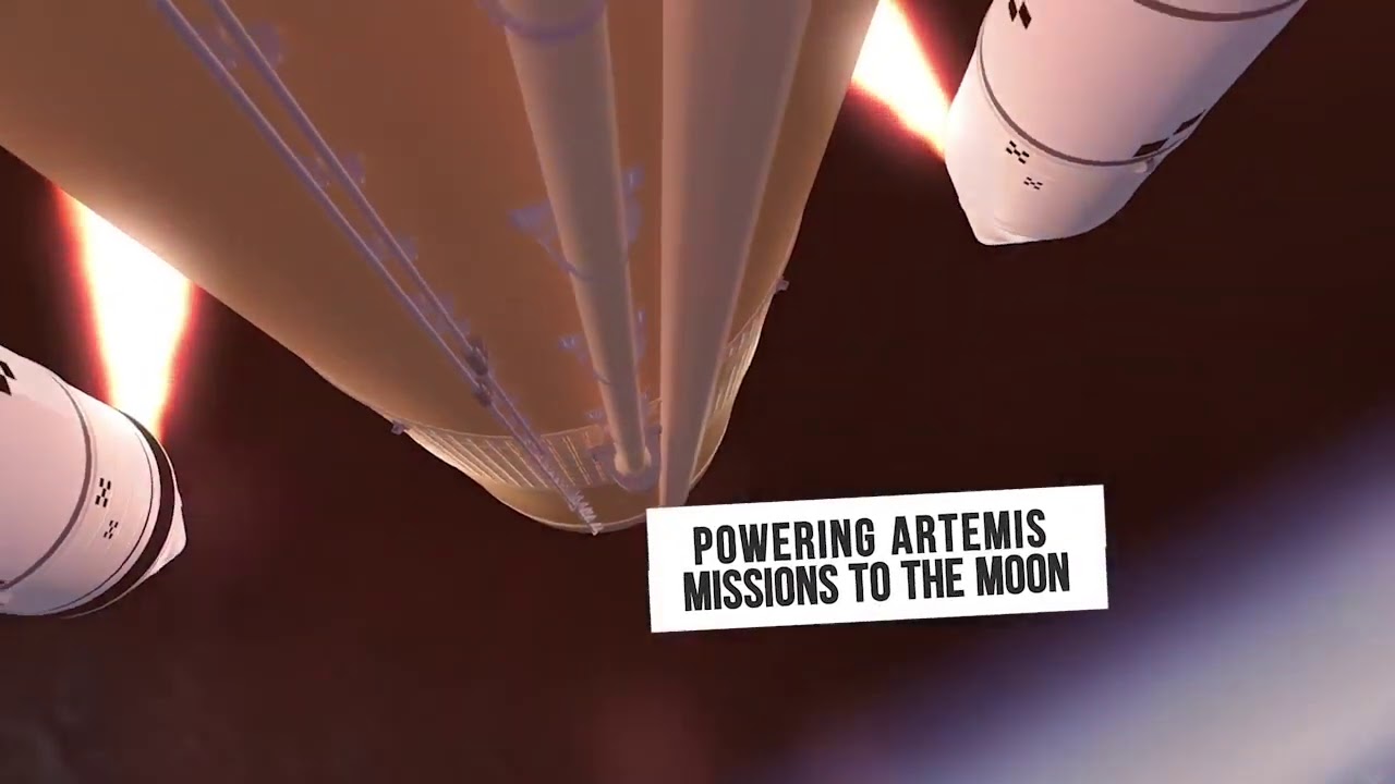 NASA Tests SLS Rocket Booster for Artemis Missions - YouTube
