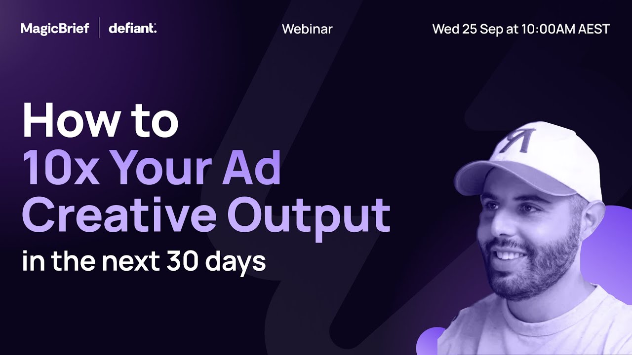 How to 10x Your Ad Creative Output in the Next 30 Days - YouTube