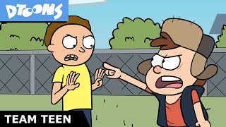 Team Teen: The Rematch Part 1 | Cartoon Crossover | Dtoons Chords - ChordU