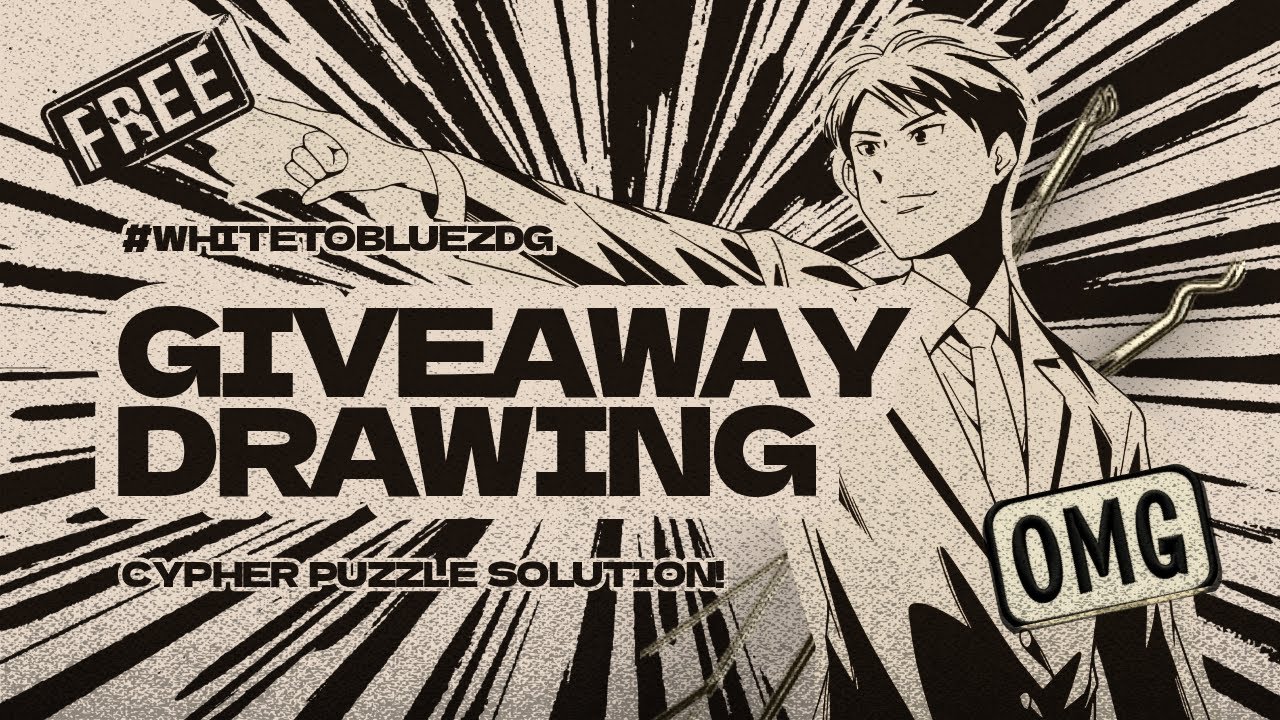 Giveaway drawing!!!!! #whitetobluezdg - YouTube