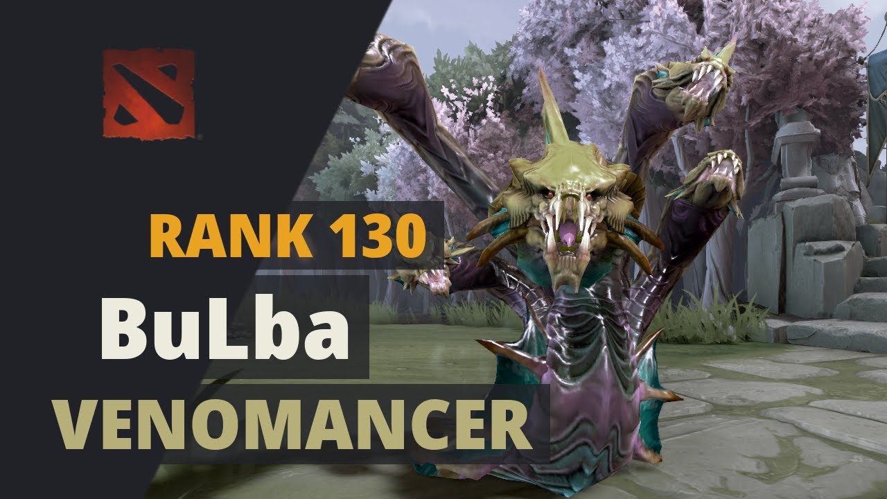 BuLba (Rank 130) plays Venomancer Dota 2 Full Game - YouTube