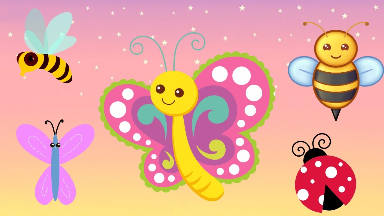 Learn Butterfly Songs For Children | Butterfly Family | Toddler ...