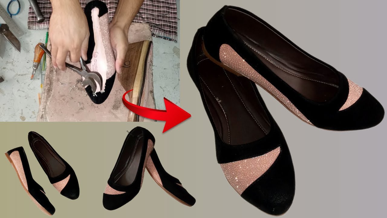 Process of Handmade Beautiful Ballerina Point Shoe| How To Make ...