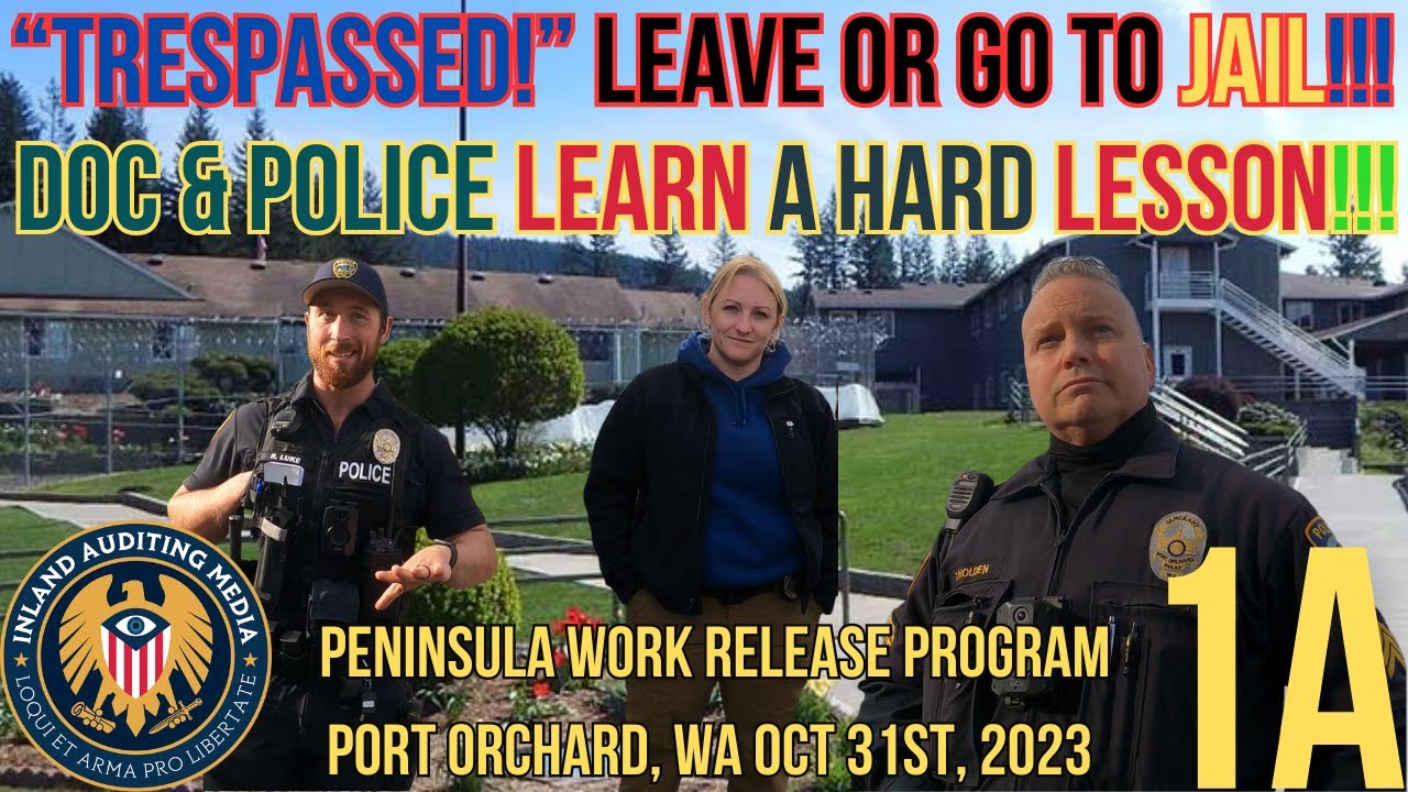 "TRESPASSED!" LEAVE OR GO TO JAIL!!! DOC & POLICE LEARN A HARD LESSON ...