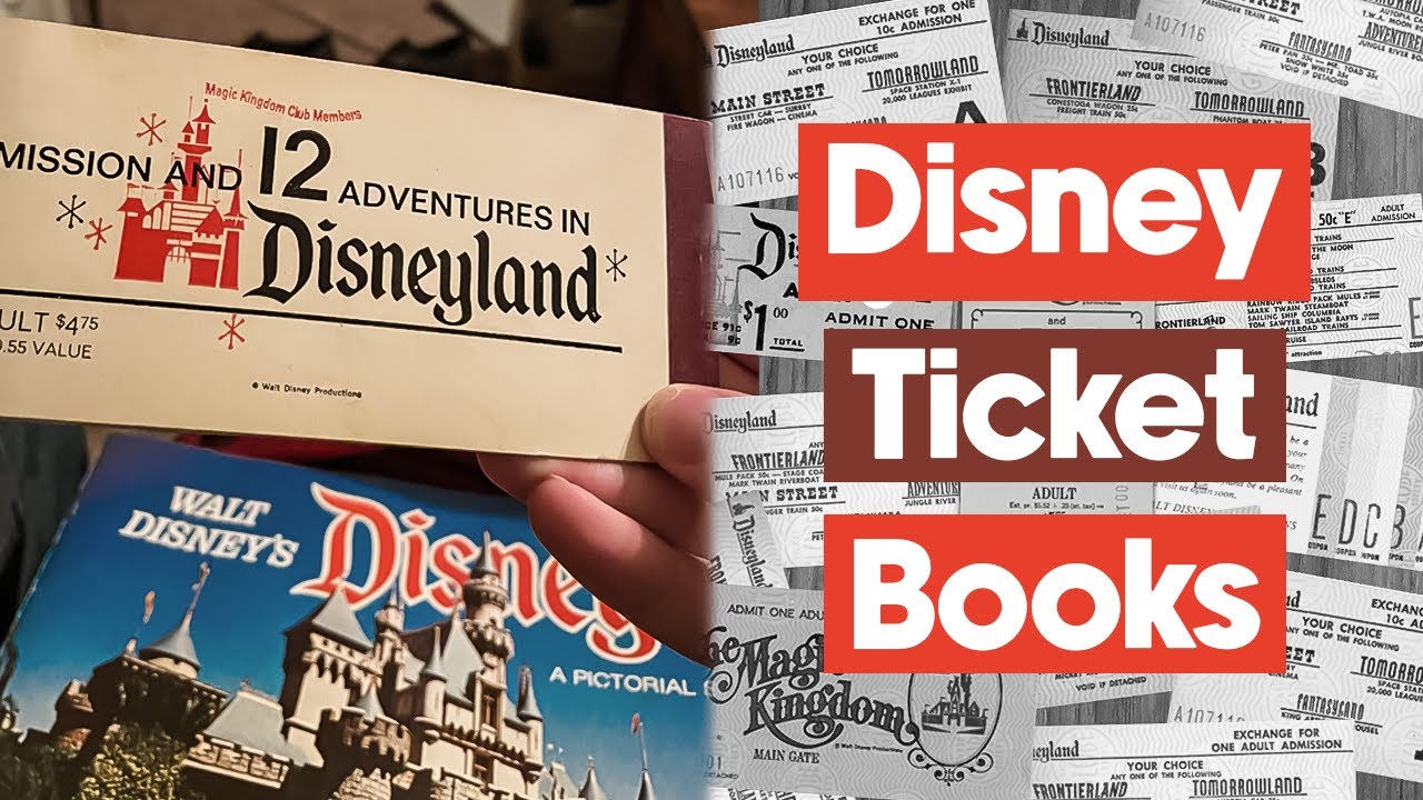 History of Disney Ticket Books - It WASN'T Always Pay-One-Price - YouTube