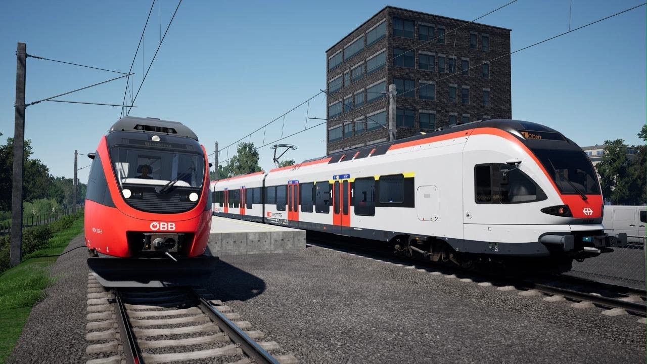 Train Sim World 4 RABe 523 "Flirt" Romansborn - Lindau Hbf ETCS Level 1 ...