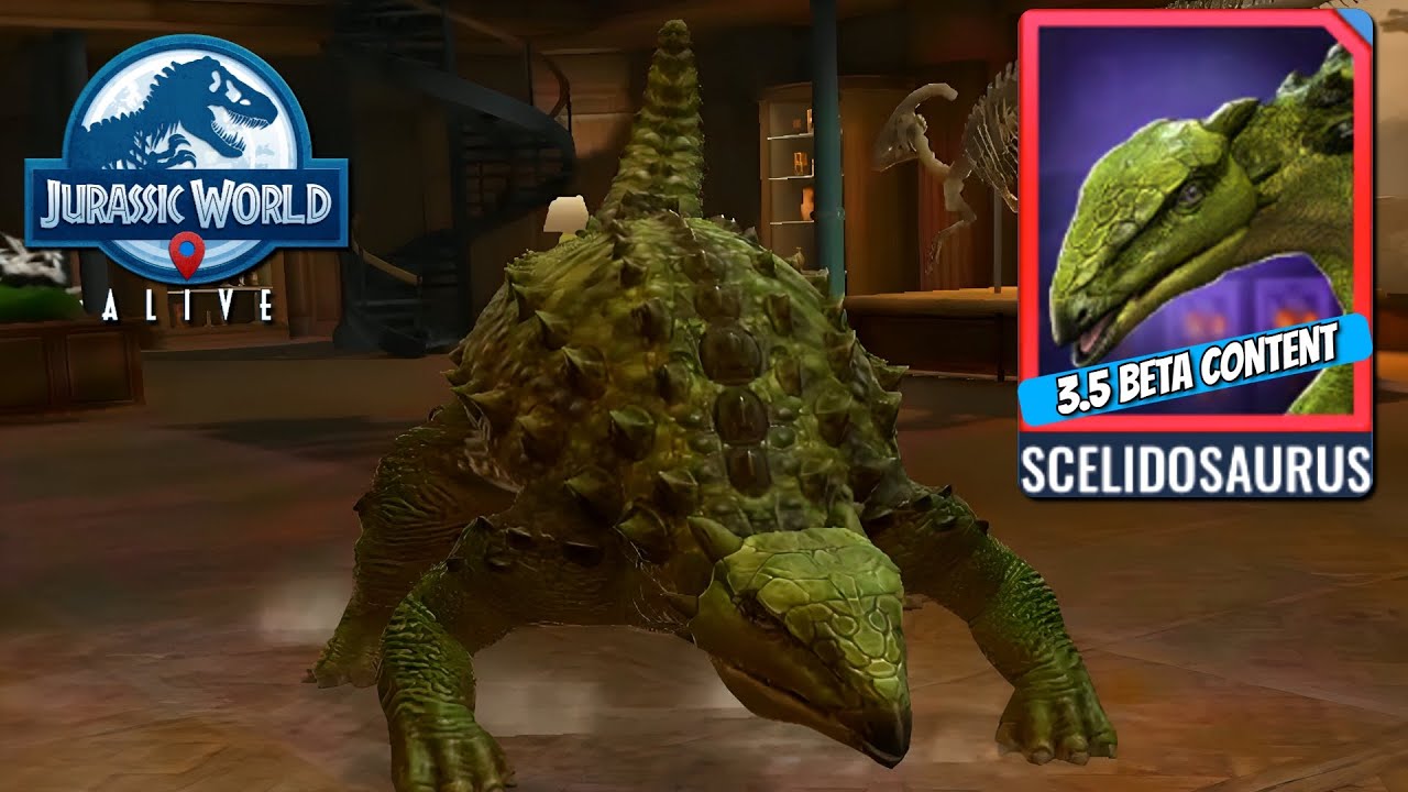 Legendary Nonhybrid SCELIDOSAURUS Lvl 30 FIRST LOOK! All New 3.5 ...