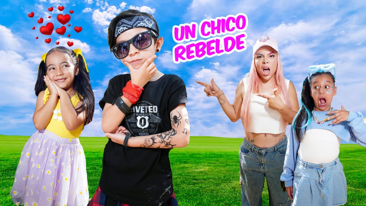 LAS MINI INFLUENCERS SE ENFRENTAN A UN CHICO REBELDE 😱 ️ - YouTube