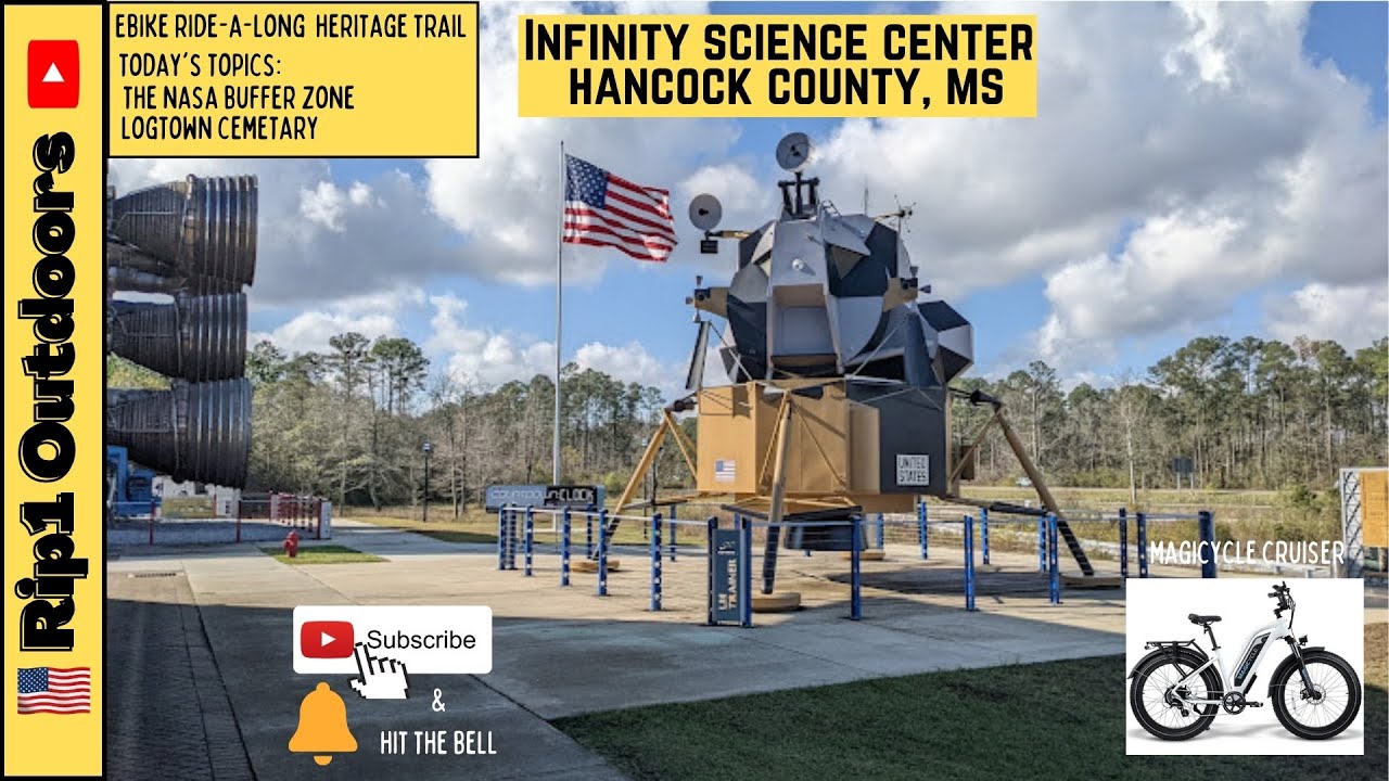 Ebike ride along - Infinity Science Center to Logtown - YouTube