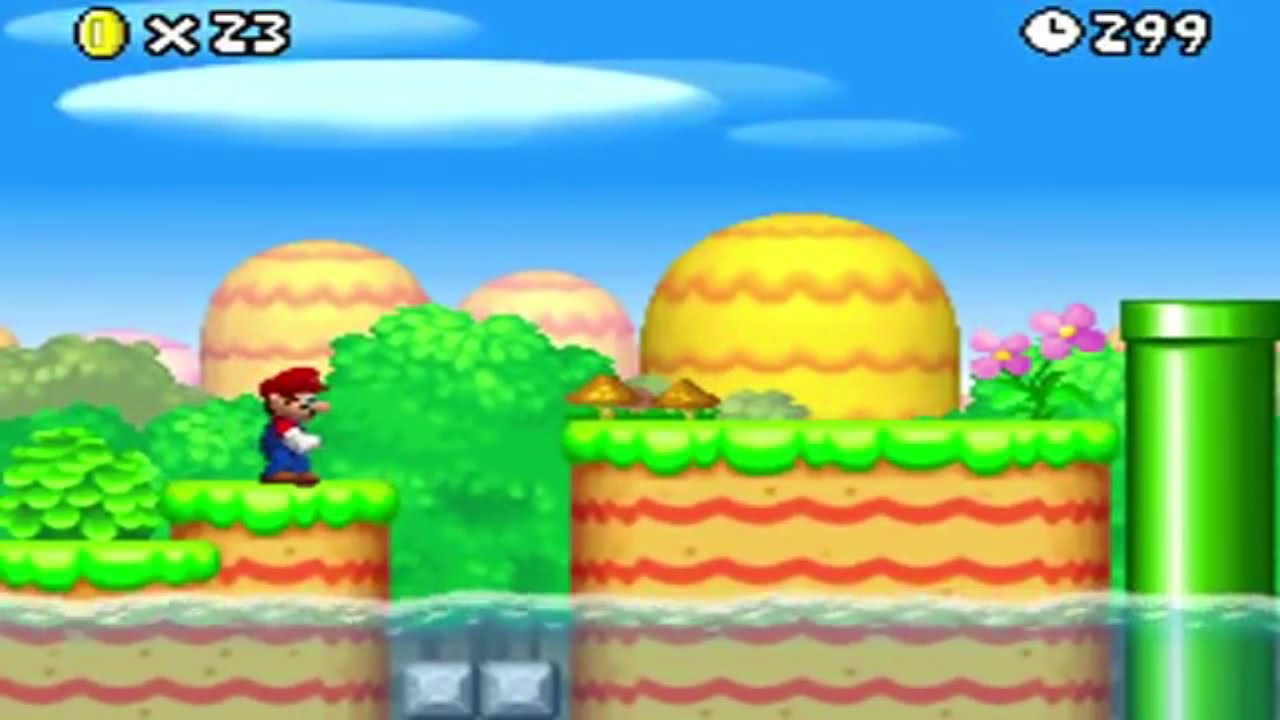 New Super Mario Bros Underwater Levels - YouTube