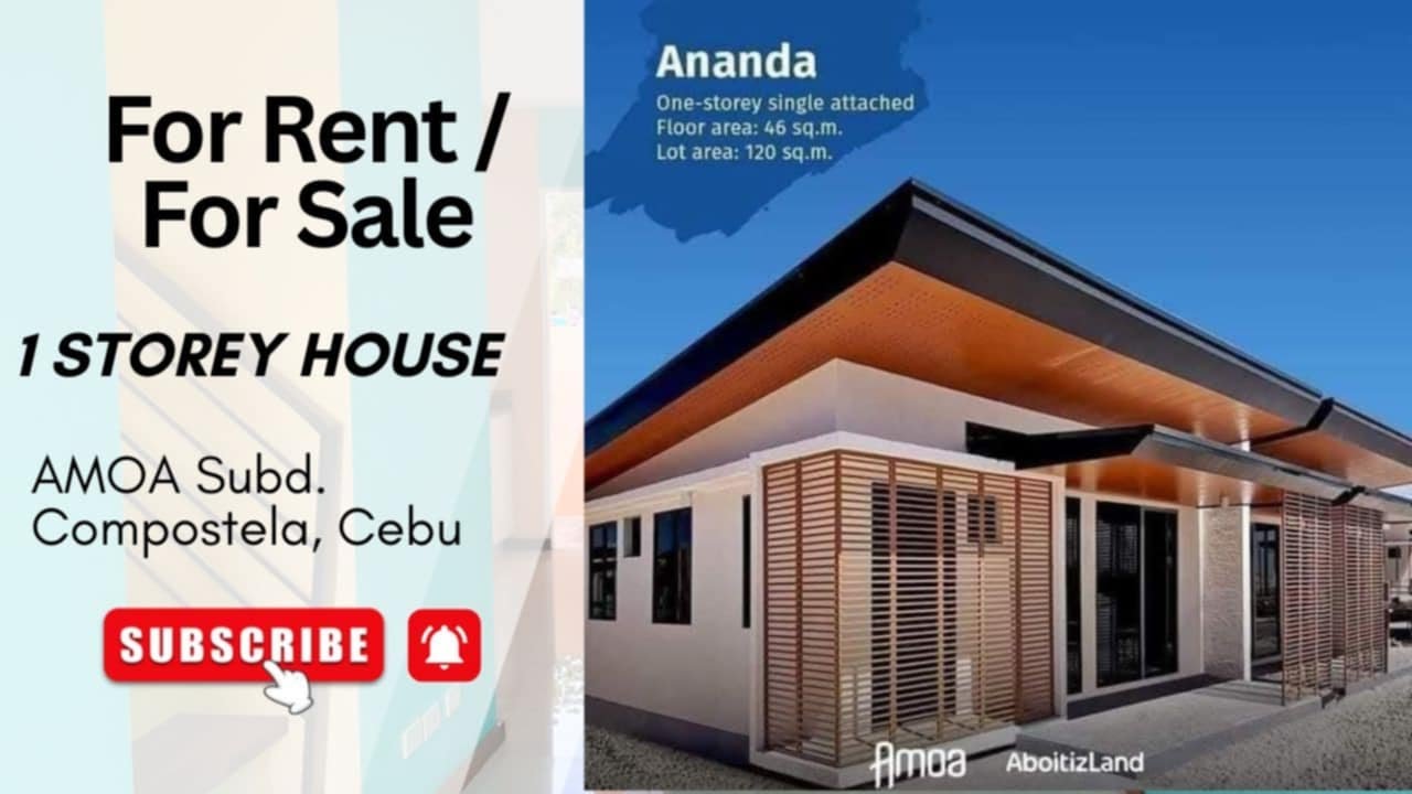 House for Sale or Rent in Amoa Subdivision, Compostela, Cebu - YouTube