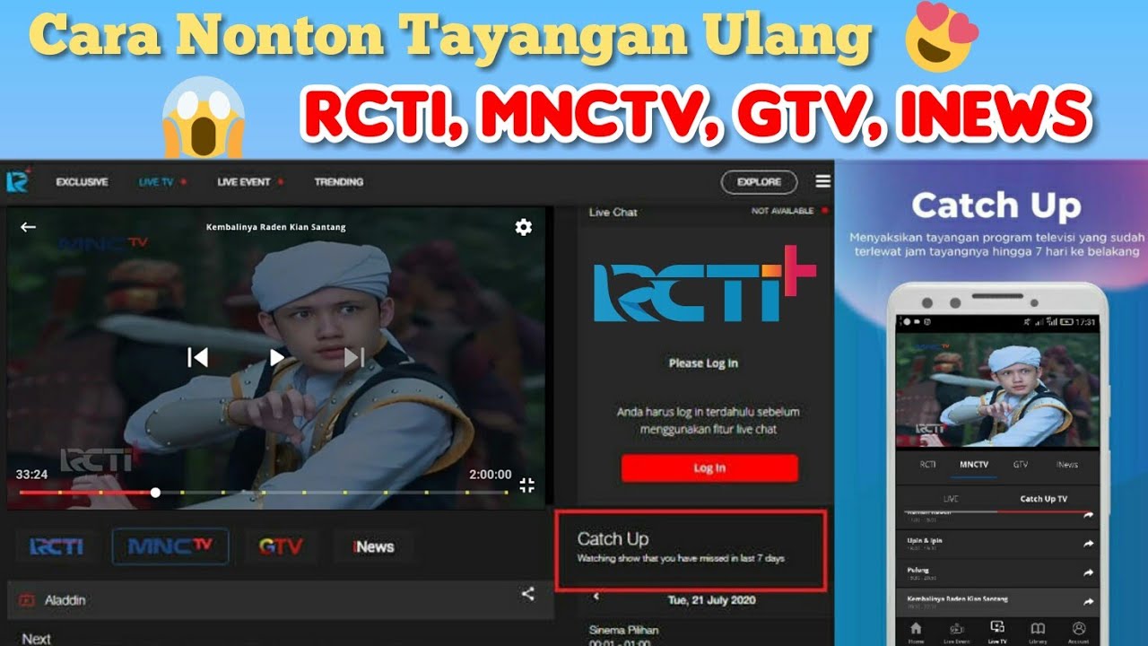 How to Rewatch TV Programs on RCTI+ // Cara Nonton Lagi Program Acara ...