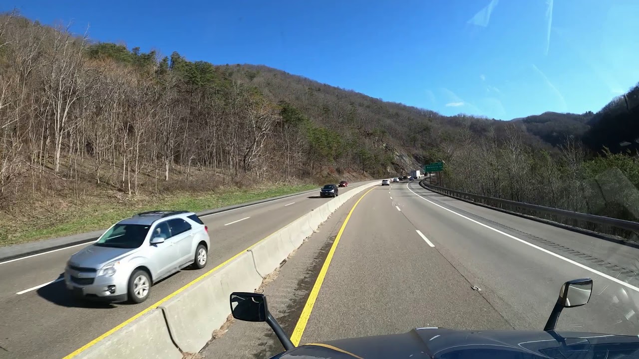 The Gorge I-40 East TN/NC state line - YouTube