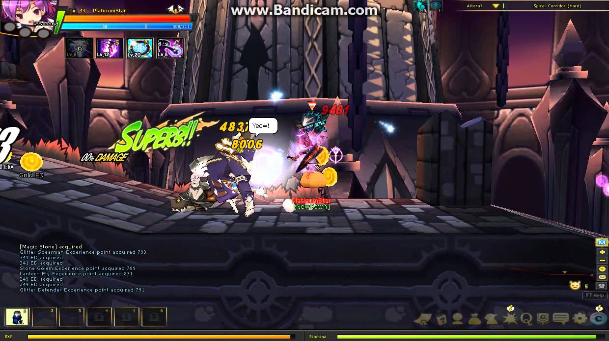 [Elsword] Dimension Witch X-2 Hard - YouTube