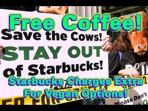 PETA Protest In NYC Over Starbucks Vegan Milk Upcharge Asking To End ...