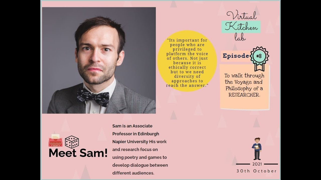 Ep 8: Interview with Sam Illingworth || Sci Com through poetry and ...