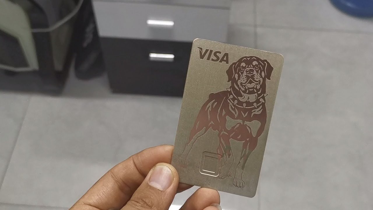 Custom Credit Card Pattern With Fiber Laser Marker - YouTube