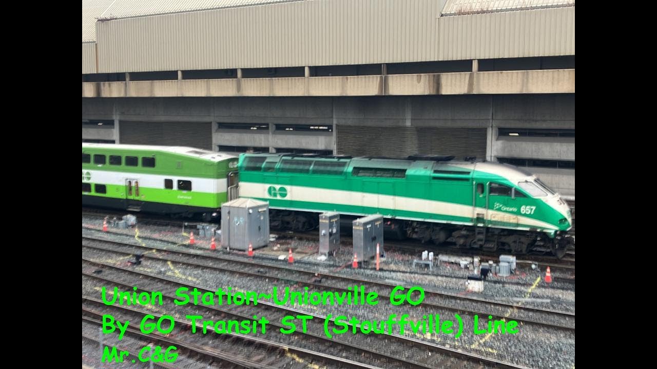 Mr C&G Union Station to Unionville GO By GO Transit ST Line - YouTube