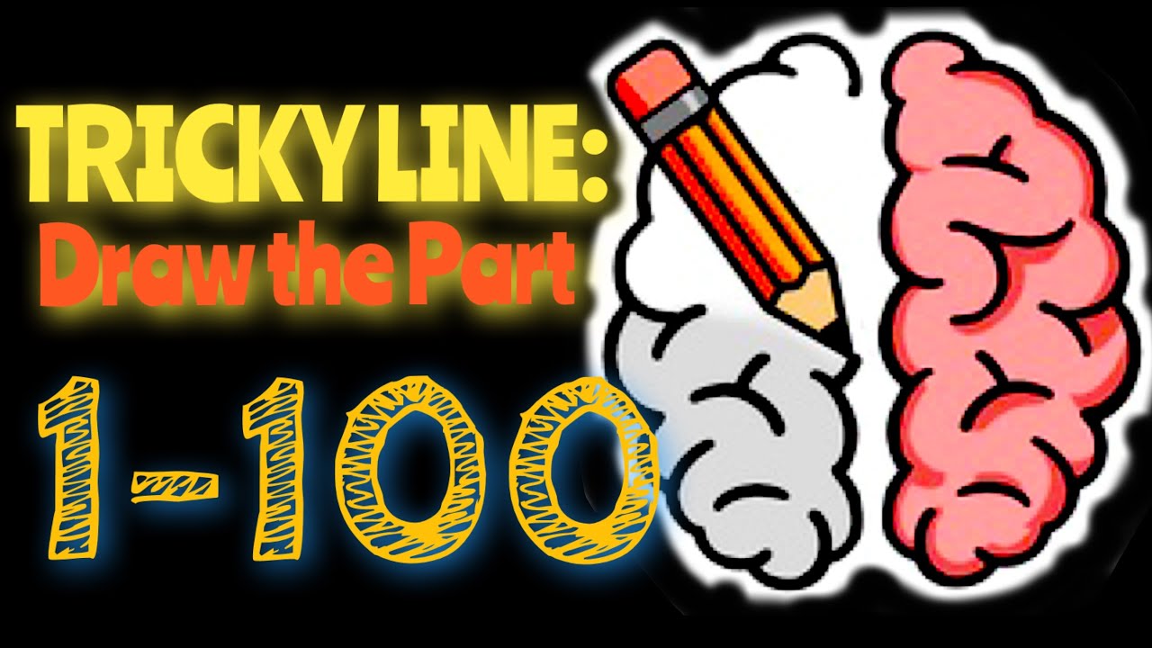 Tricky Line: Draw the Part - 1 to 100 - YouTube