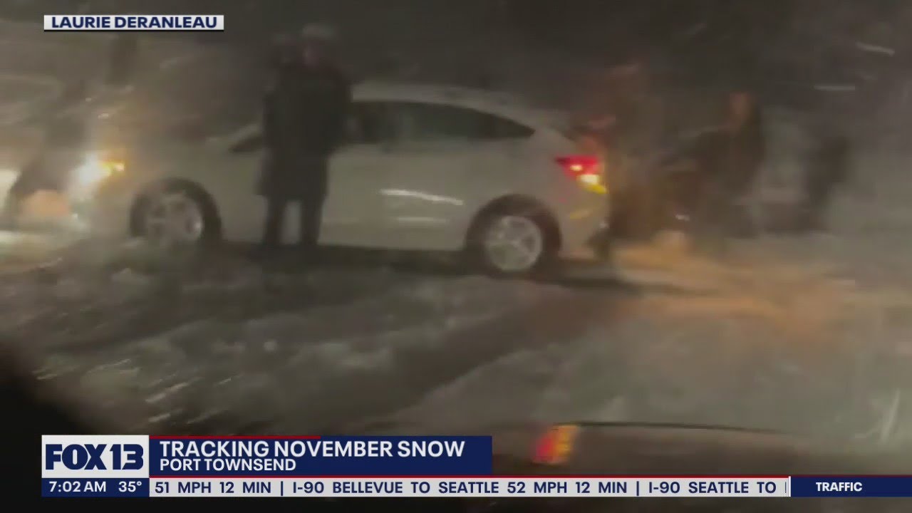 Tracking November snow: Slick driving conditions for Sequim, Port ...