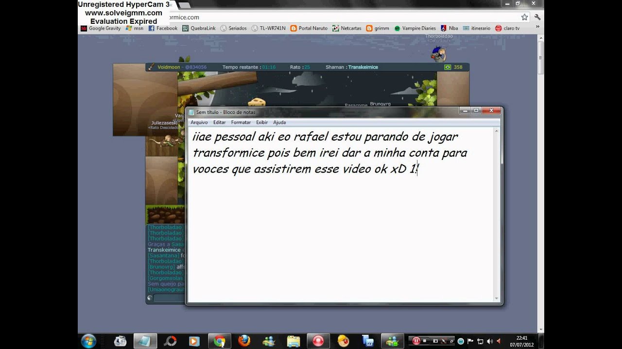 Dando conta do transformice - YouTube