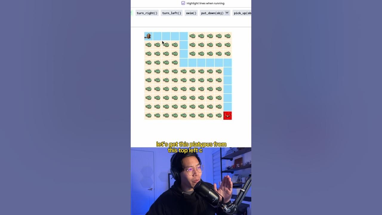 Back at it with another platypus challenge 👀 #coding #computerscience #stem #python #apcs - YouTube